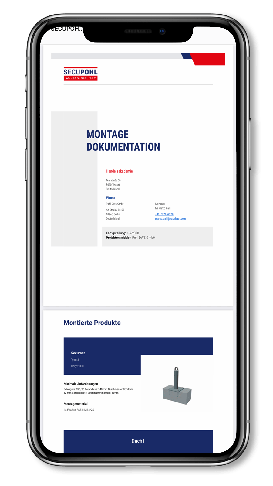 SECUPOHL DOKU APP | Einfach dokumentieren und warten